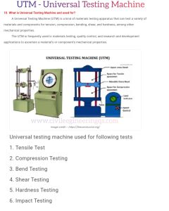 What are the test to be done in Concrete