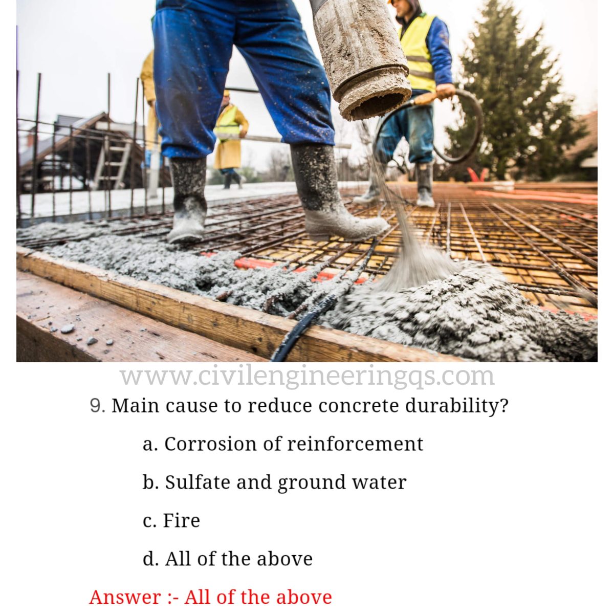 Important question and answers about civil engineering