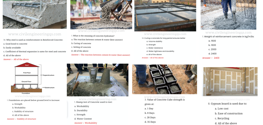Important question and answers about civil engineering - Civil ...