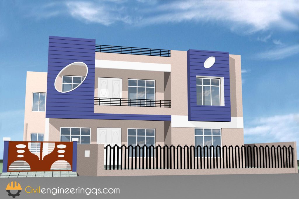 15+ Elevation 3D design for your dream home -7 - Civil Engineering QS