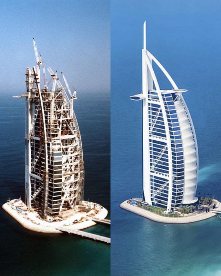 10 Most beautiful Buildings in the world before and after construction ...