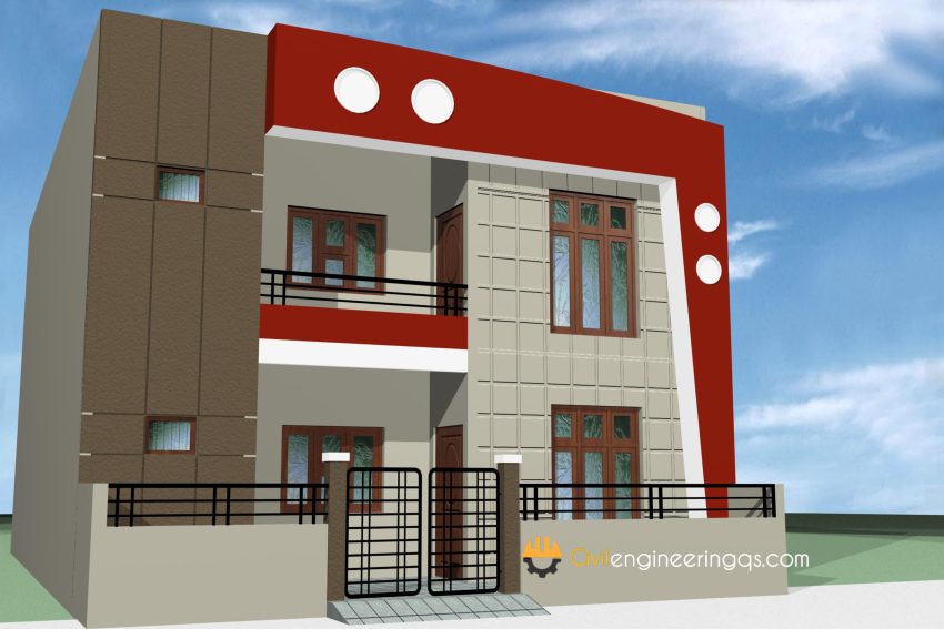 15+ Elevation 3D design for your dream house -4