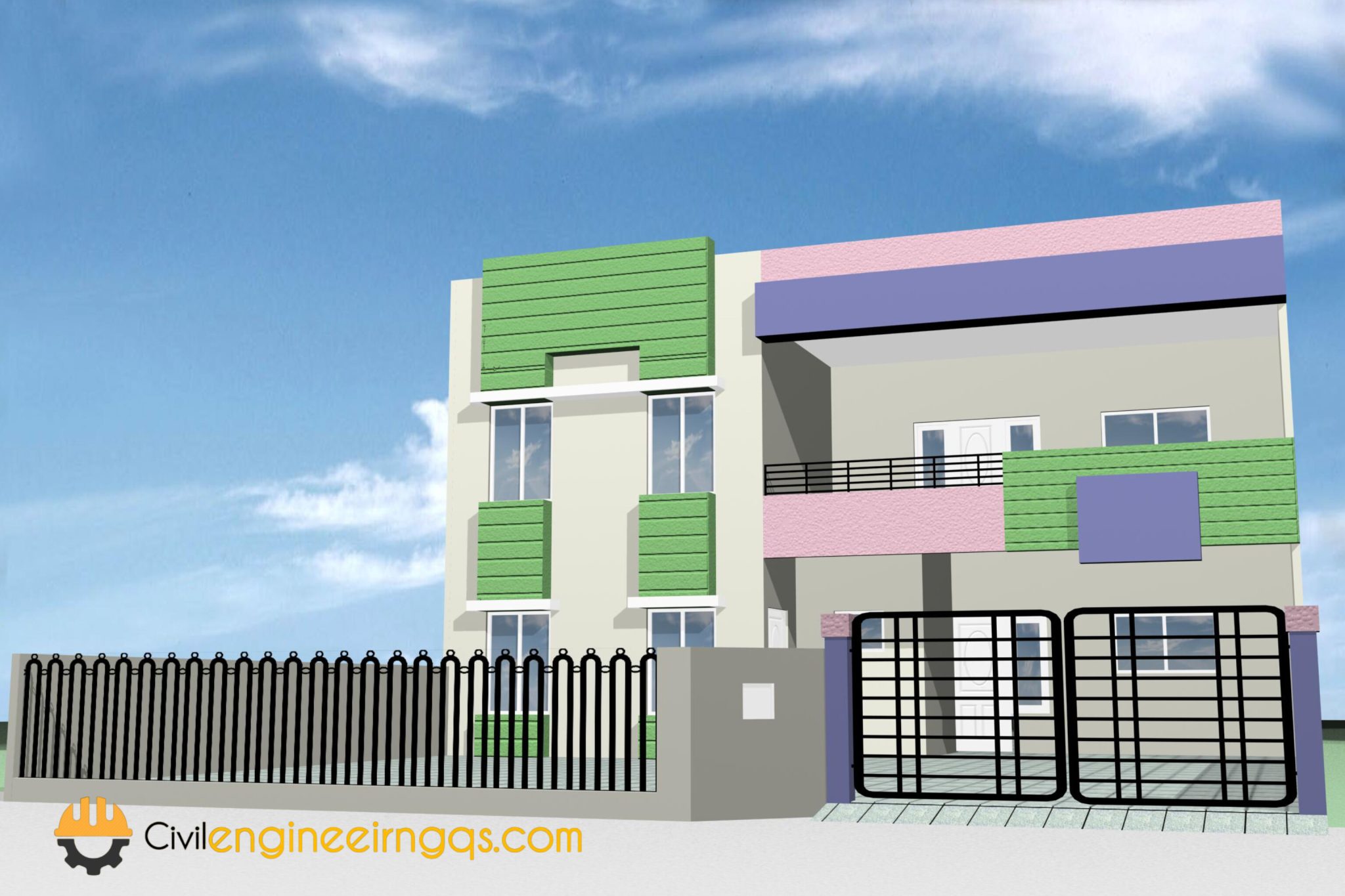 Modern Frond Elevation design for your Home