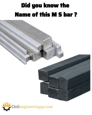Different Types of MS bars / Mild Steel bars