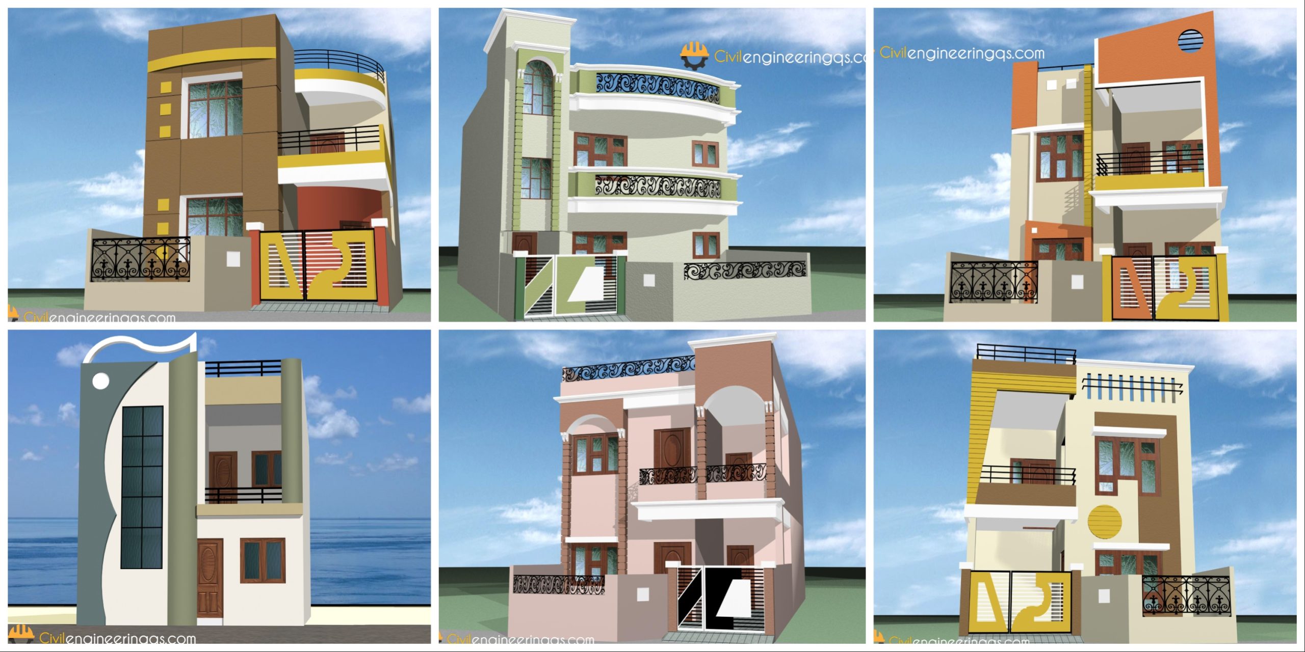 Stylish Front Elevation Concepts for Your Residence