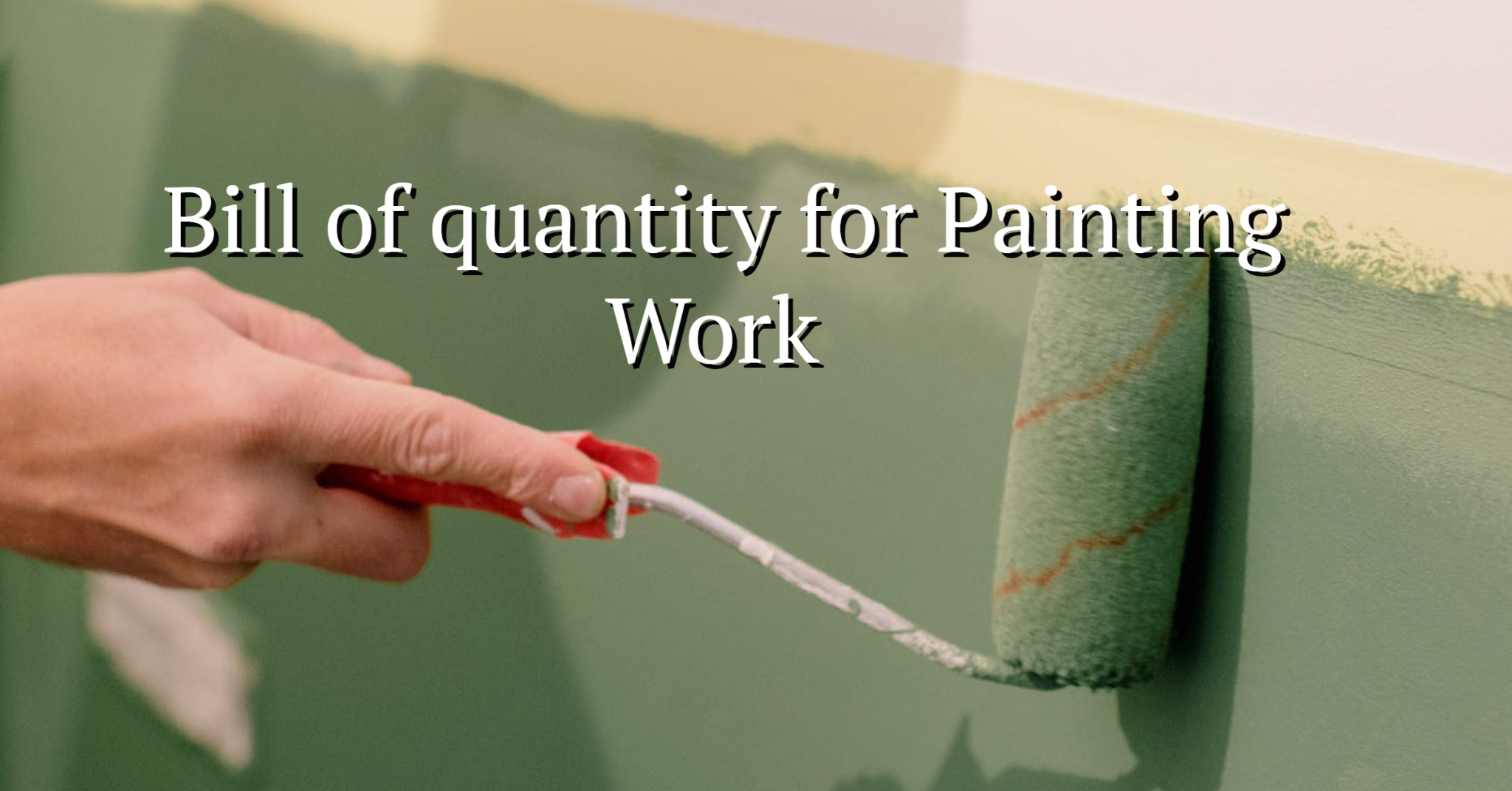Bill of Quantity (BOQ) for Painting Work
