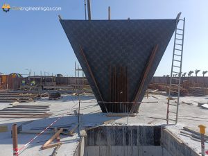 Stunning V-type column design