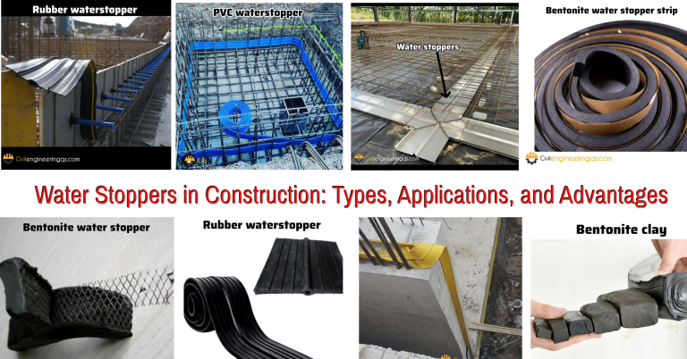 Water Stoppers in Construction: Types, Applications, and Advantages