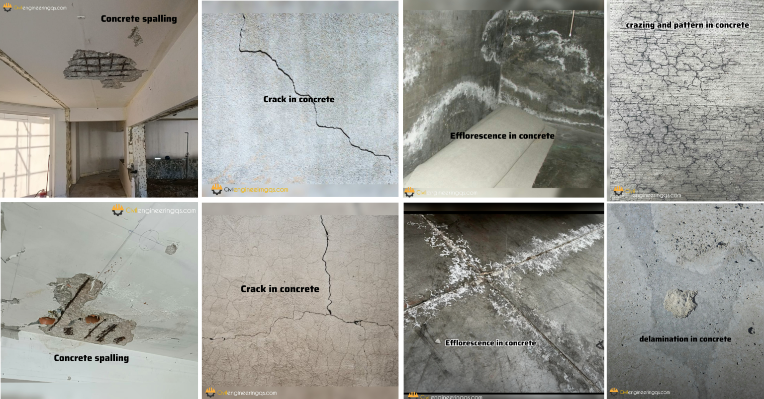 Common Defects in Concrete and Their Causes