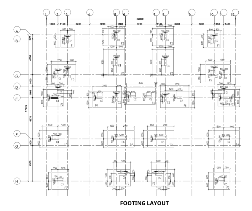 How to Calculate Footing Steel Reinforcement – Free Excel BBS Template ...