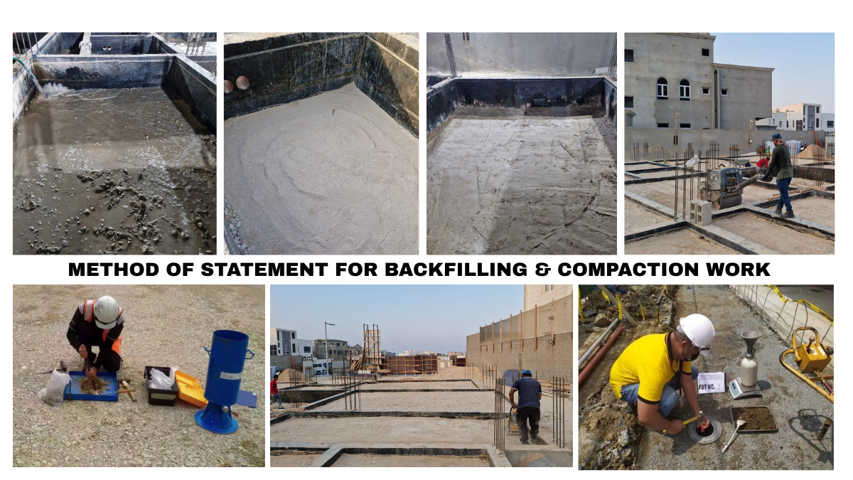 METHOD OF STATEMENT FOR BACKFILLING & COMPACTION WORK